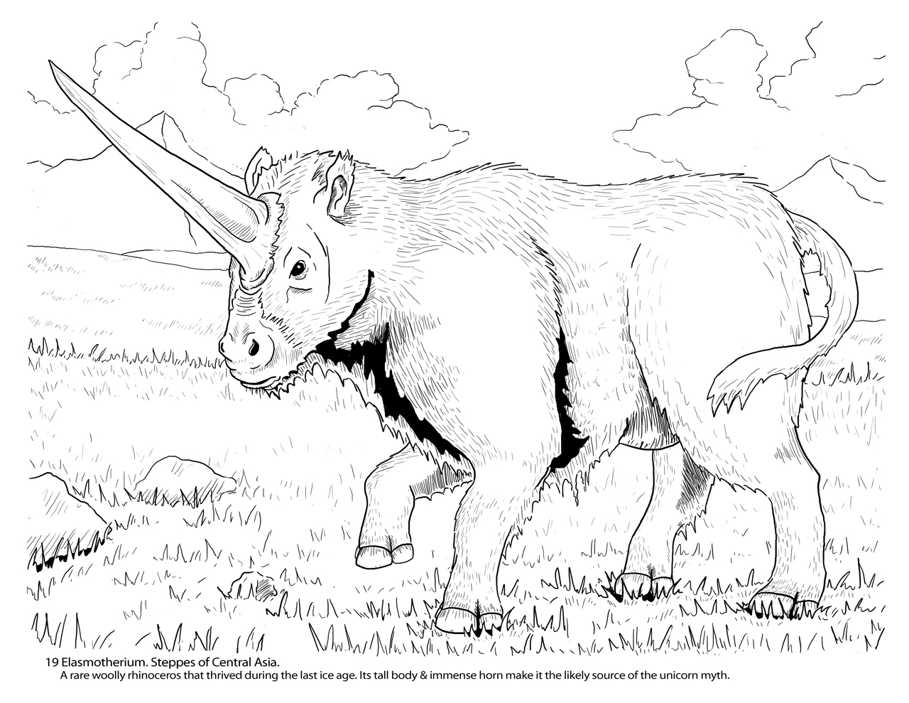 Cryptids Coloring Pages